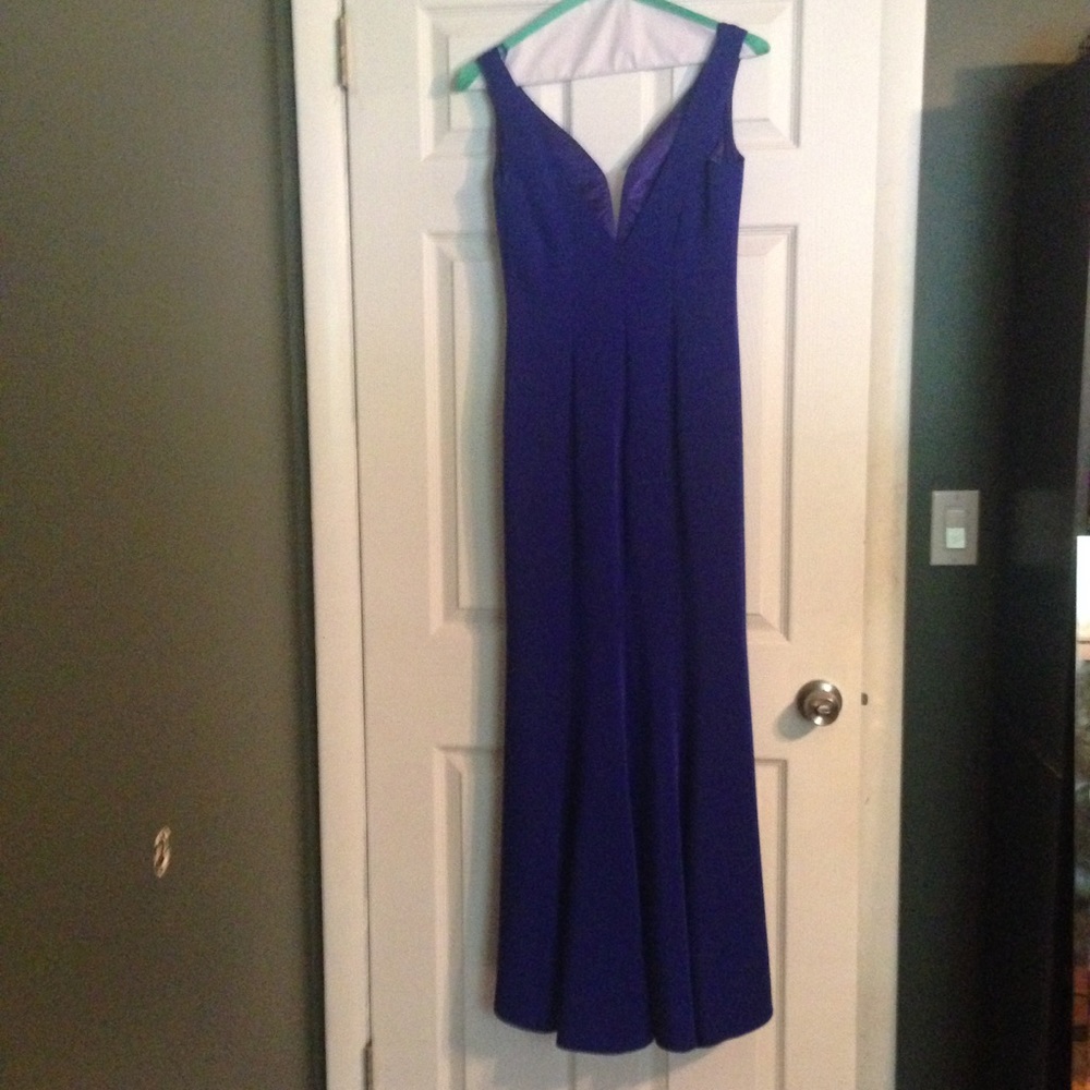 Eureka Royal Blue Mermaid Evening Dress - Gem